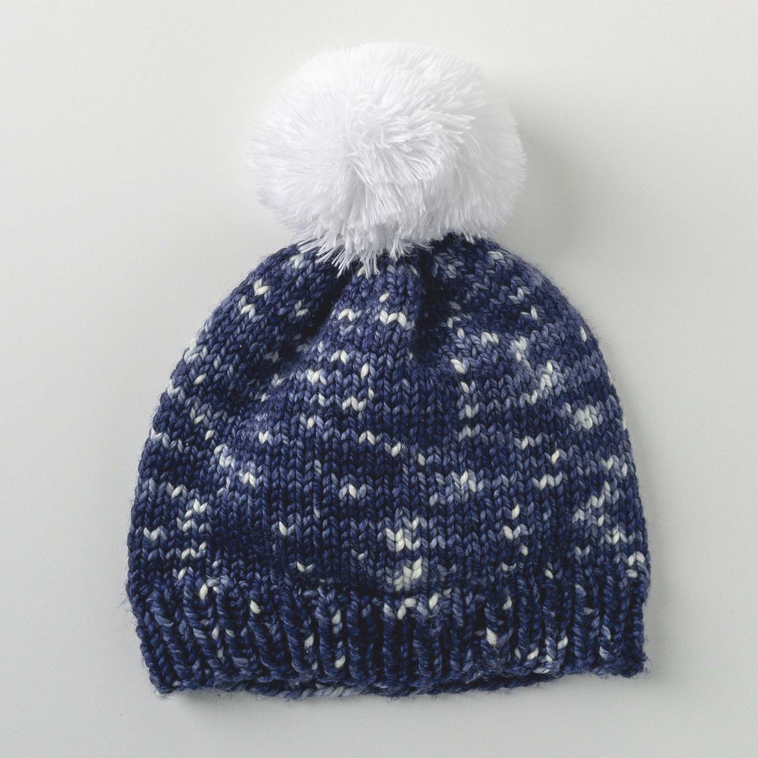 Chunky Hat Knitting Kit - Hand-dyed bulky merino yarn and an easy one ...